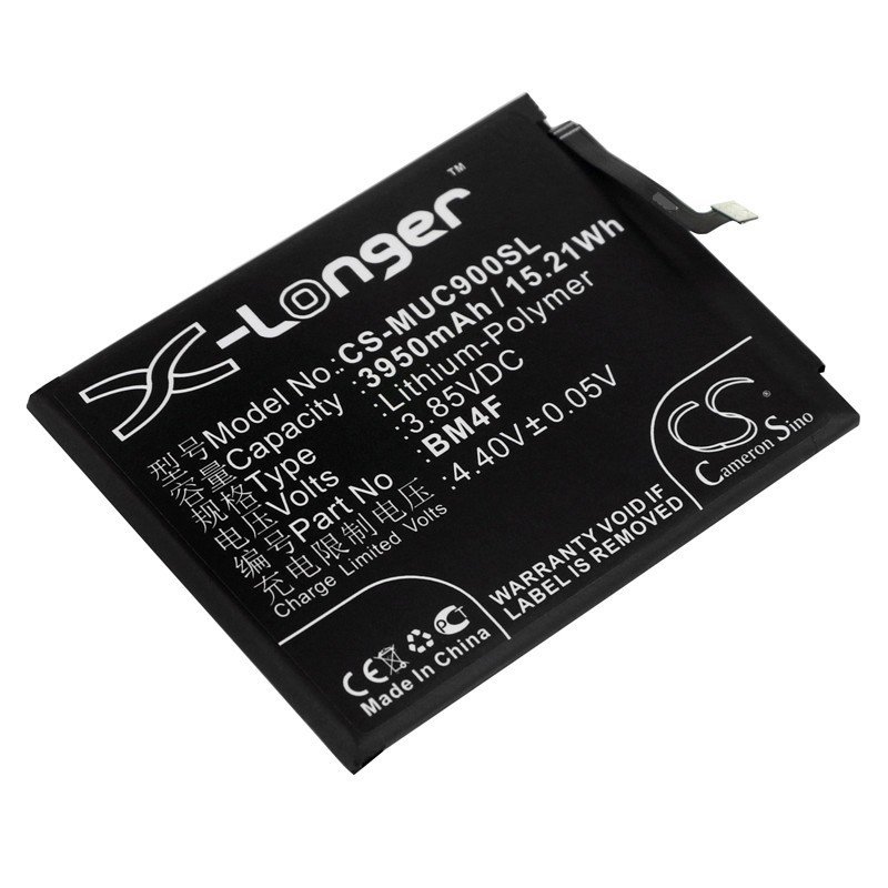 Xiaomi Mi CC9e / BM4F 3950mAh 15.21Wh Li-Polymer 3.85V (Cameron Sino ...
