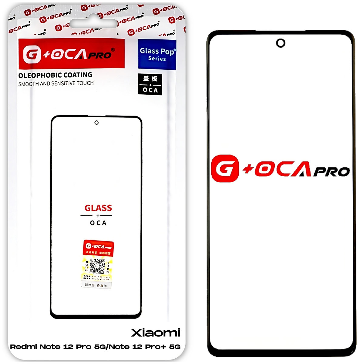 Xiaomi Redmi Note 12 Pro 5G / 12 Pro+ 5G Szyba z Klejem OCA do ...