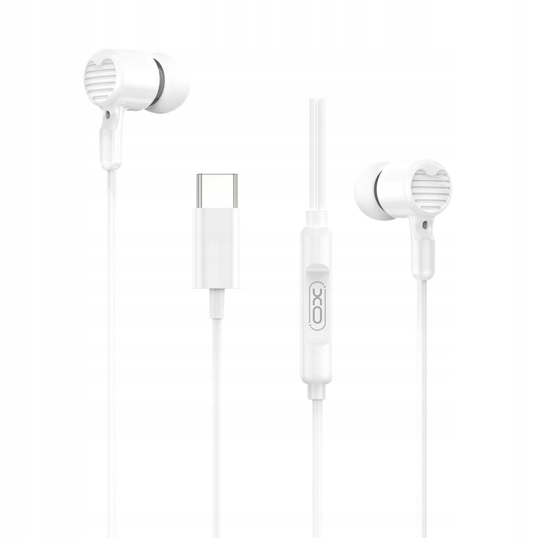 XO słuchawki przewodowe EP81 USB-C douszne białe - XO | Sklep EMPIK.COM