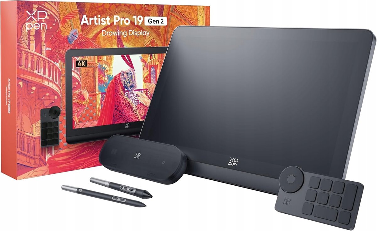 XPPen tablet graficzny 4K 18,4" Artist Pro 19 Gen2 rysik 16K X3 Pro sRGB - XP-Pen | Sklep EMPIK.COM