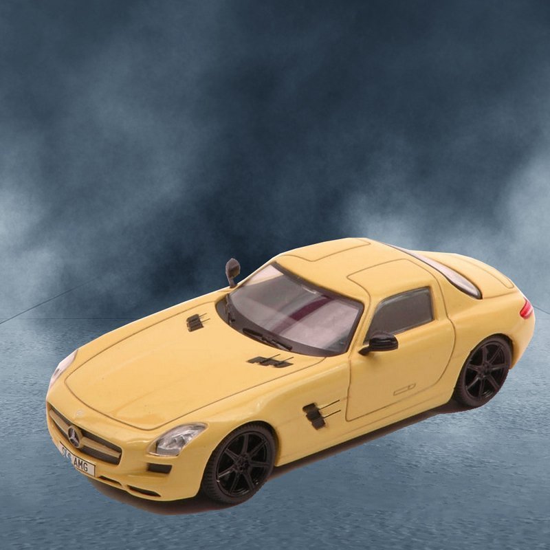 XQ Xstreet Mercedes Benz SLS AMG Żółty Autko Sterowane R/C 1:12 - XQ ...