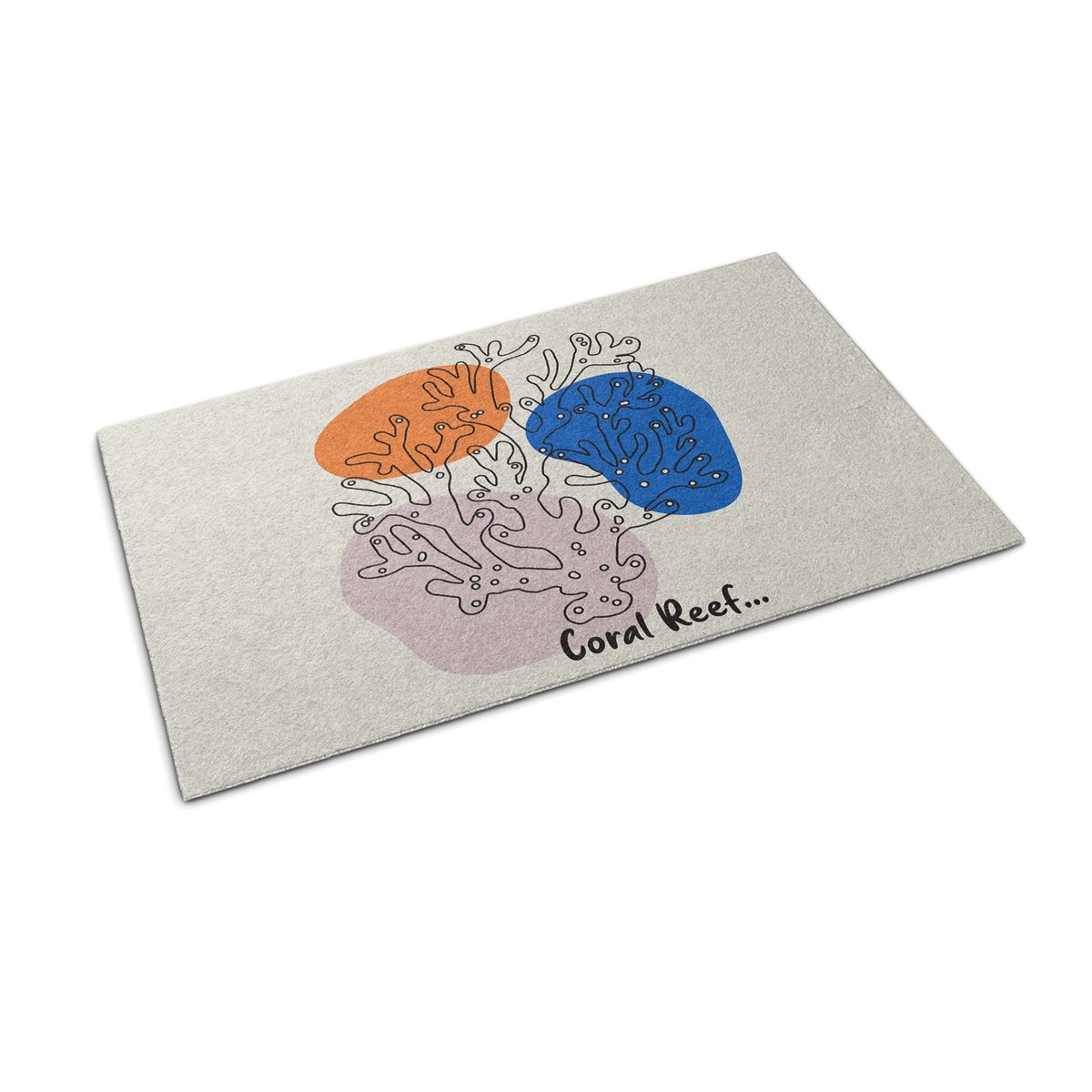 XXL Wycieraczka ze wzorem - 150x100 cm - Rafa Koralowa - Tulup | Sklep ...