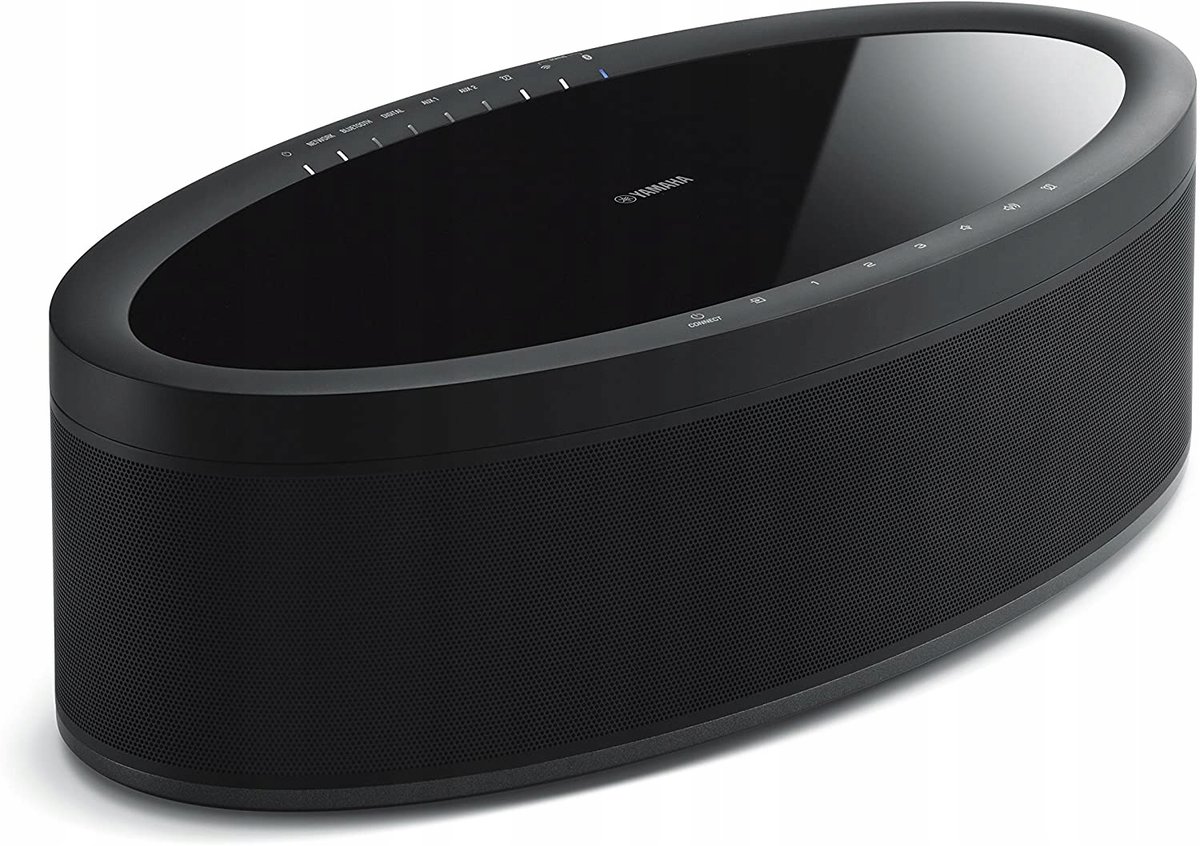 Yamaha MusicCast 50 czarny FLAC WAV 192 kHz/24 bitów AirPlay Bluetooth ...