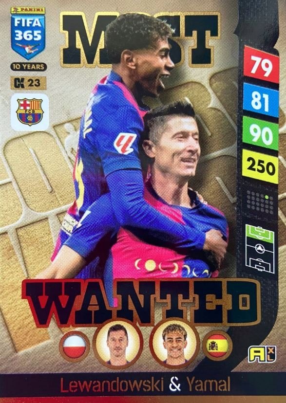 YAMAL + LEWANDOWSKI - FIFA 365 2025 UPGRADE MOST WANTED CK 23 ...