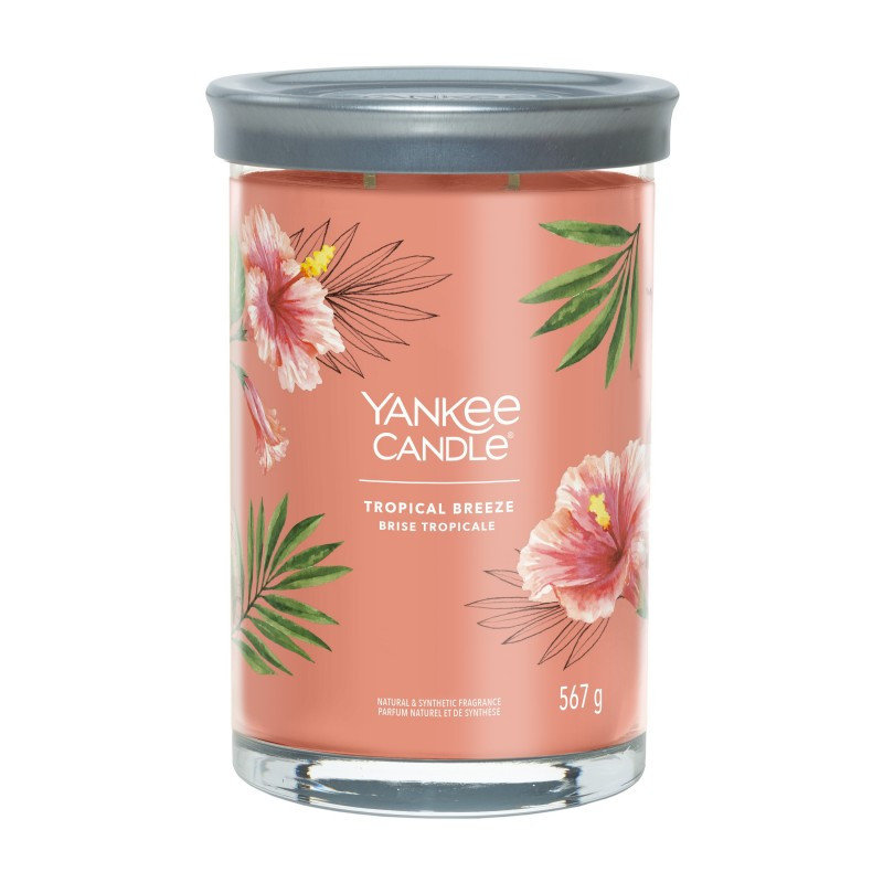 Yankee Candle Signature Tropical Breeze Tumbler z 2 knotami 567g ...