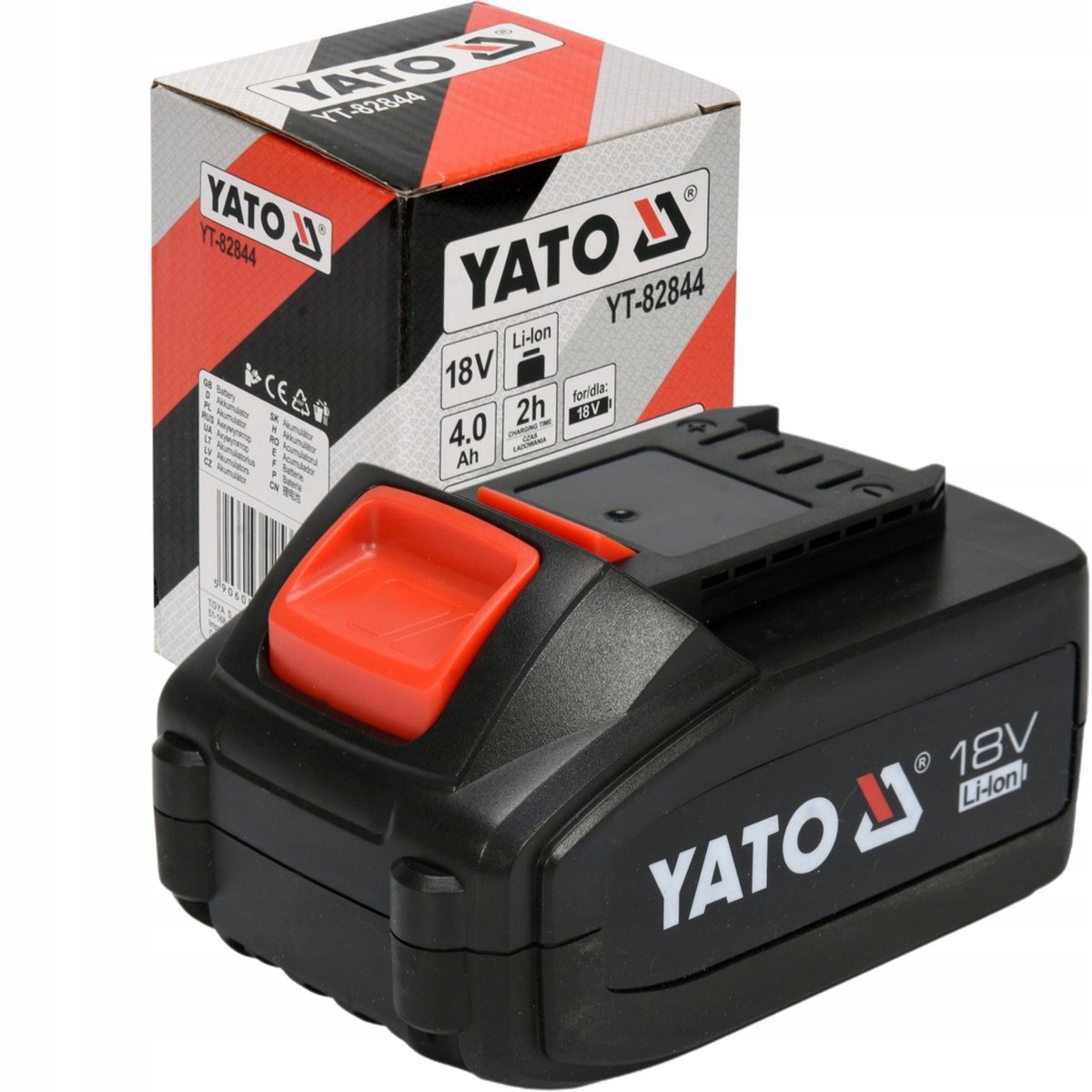Yato Akumulator Bateria Litowo Jonowa 4,0Ah 4Ah 18V Yt-82844 Do ...