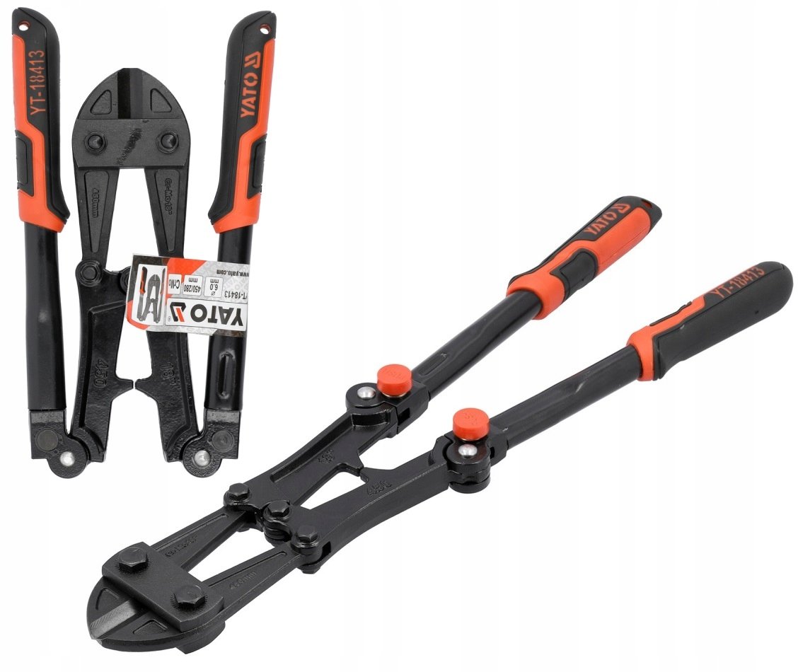 Yato Yt-18413 Nożyce 450Mm Do Cięcia Prętów Drutu Drutów 6Mm Składane ...
