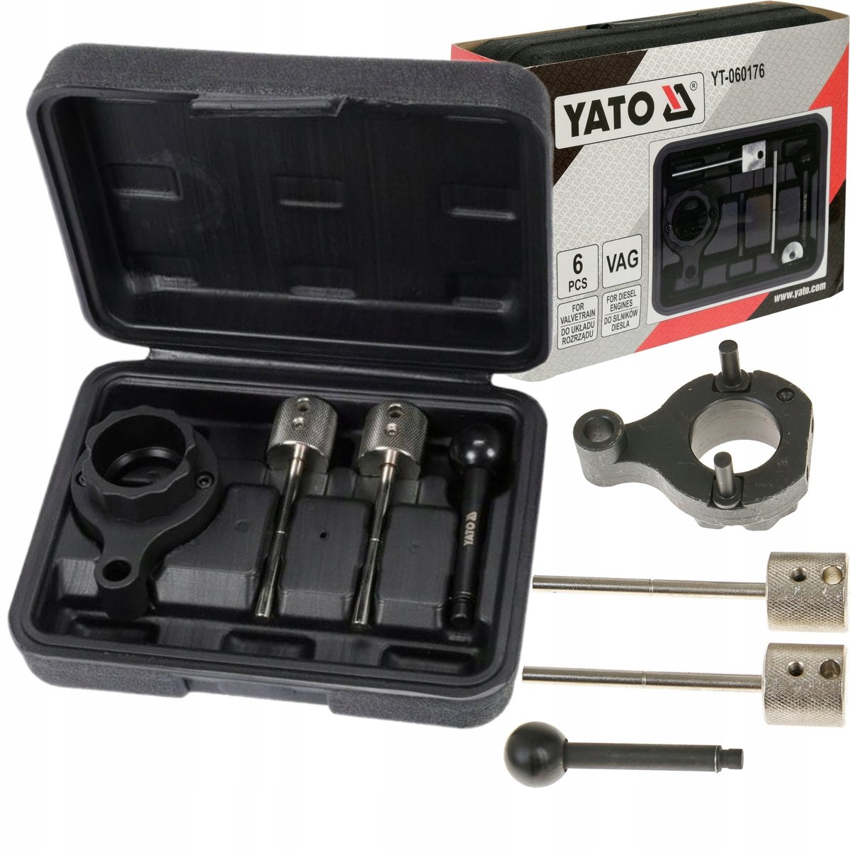 Yato Zestaw Blokad Rozrządu Vag SEAT VW Audi Skoda 6 Elementów Yt ...