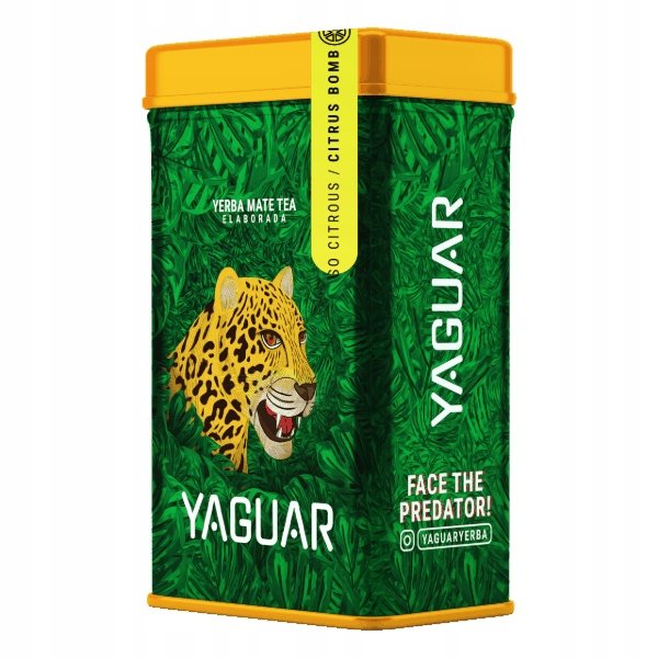 Yerbera Yerba Mate Puszka Yaguar Citrus Bomb 0,5kg - Yaguar | Sklep ...