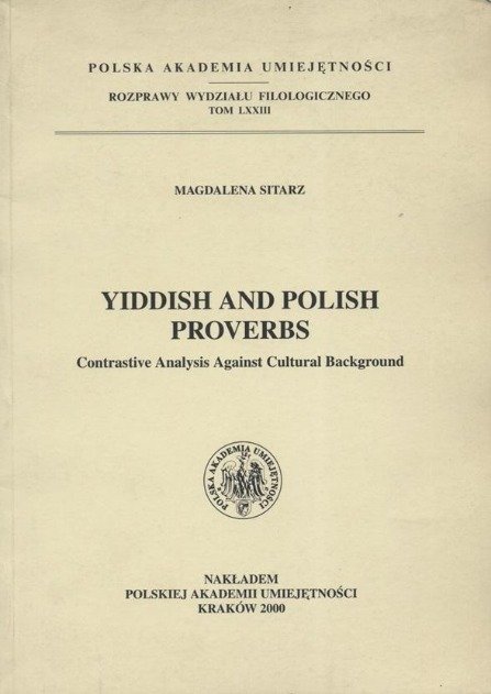 Yiddish and polish proverbs - W opisie | Książka w Empik