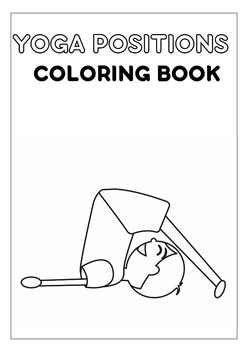 Yoga positions. Coloring book - ebook PDF - Karolina Ciach | Ebook ...