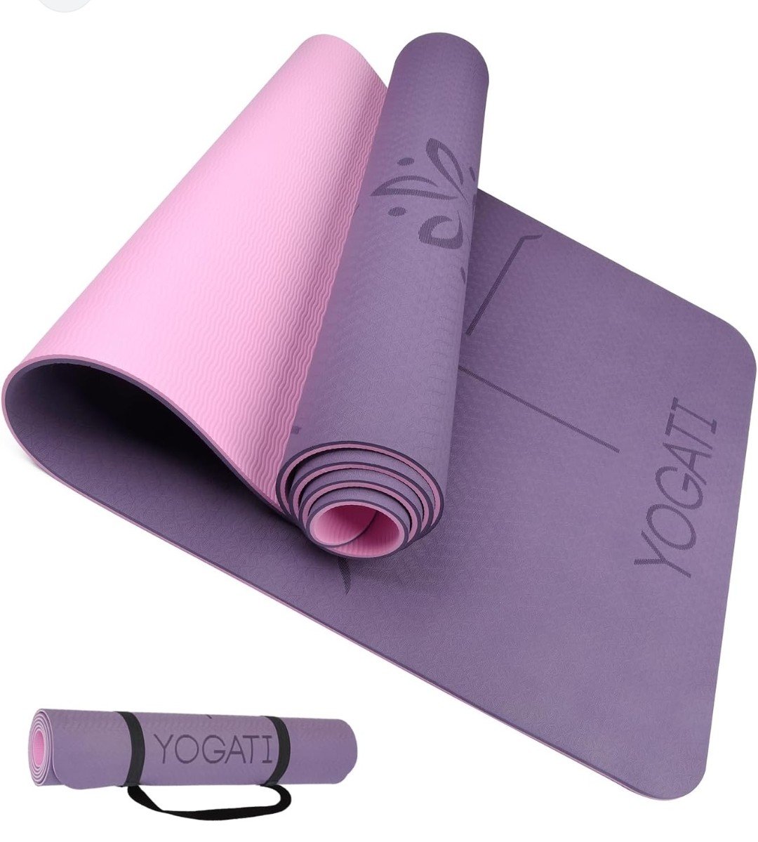YOGATI - antypoślizgowa, ekologiczna mata do jogi - Inna marka | Sport ...