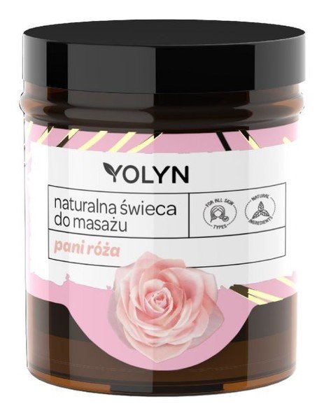 Yolyn, Świeca Do Masażu Pani Róża, 120 ml - yolyn | Sklep EMPIK.COM