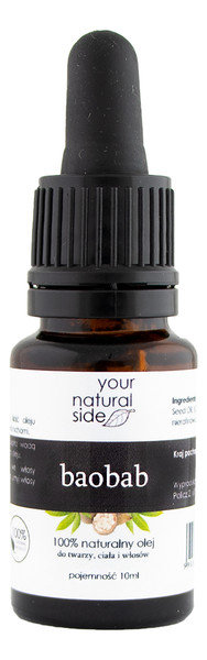 Your Natural Side Olej z baobabu nierafinowany 10ml | Sklep EMPIK.COM