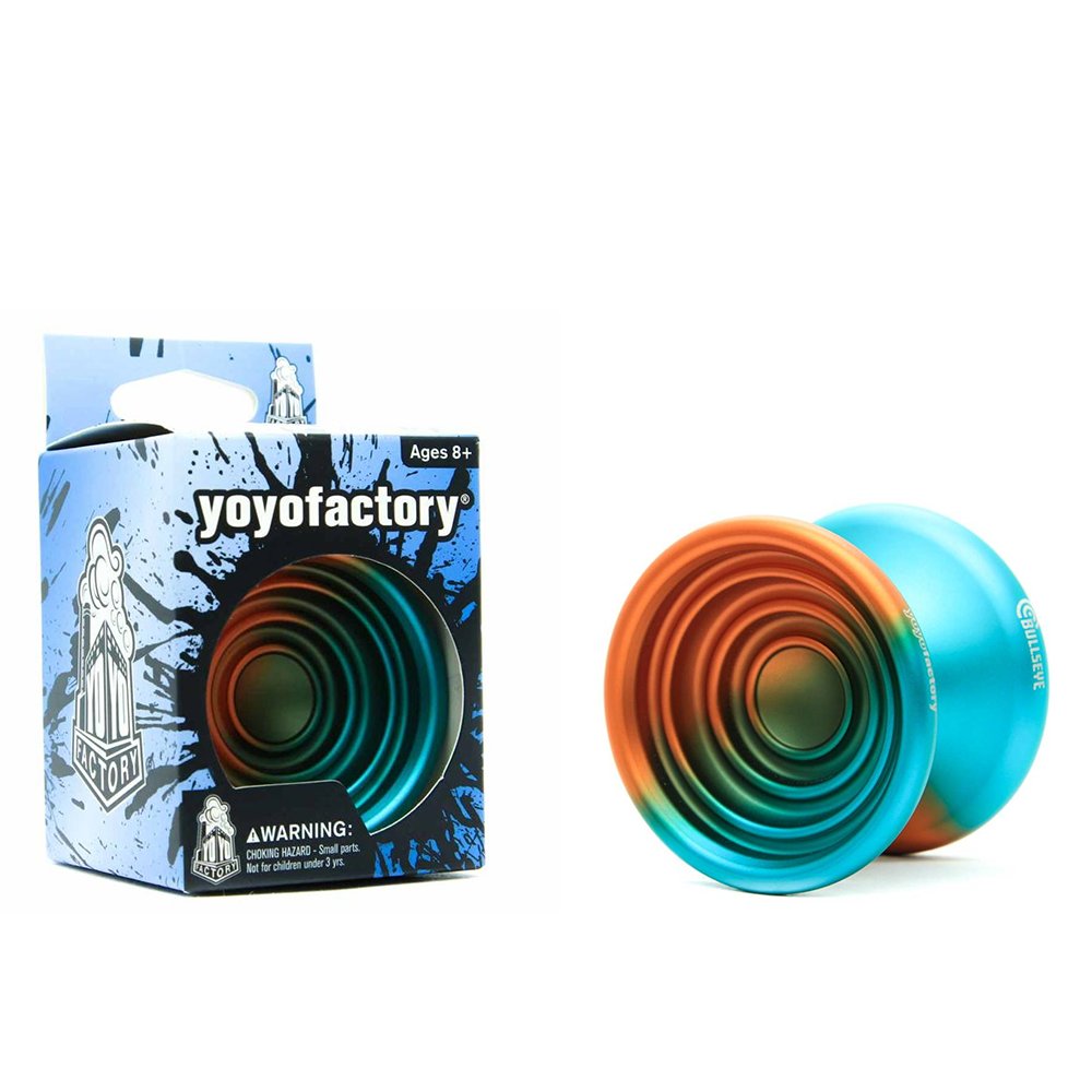 Yoyo Metalowe YoYoFactory Bullseye Orange Teal Fade, gra zręcznościowa ...