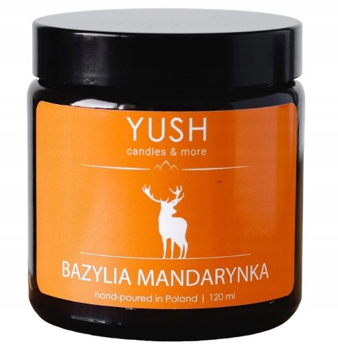 YUSH BAZYLIA MANDARYNKA ŚWIECA SOJOWA 120ML - Inna marka | Sklep EMPIK.COM