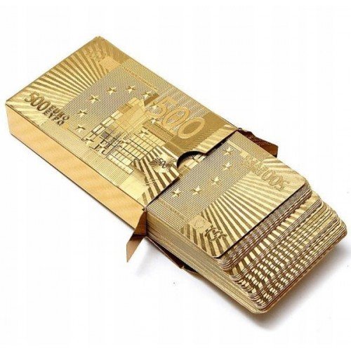 Z Ote Karty Talia Do Gry W Poker-A Euro - Inna marka | Sklep EMPIK.COM