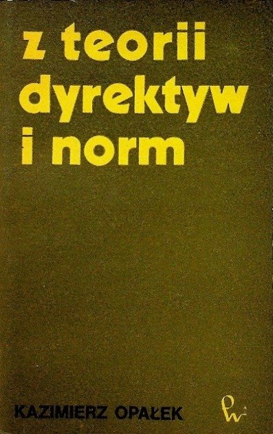 Z teorii dyrektyw i norm - W opisie | Książka w Empik