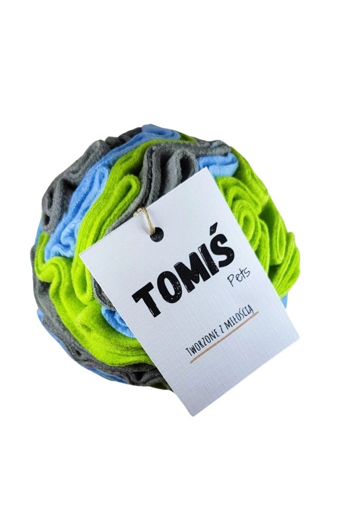 ZABAWKA DLA PSA - KULA WĘCHOWA - S - Blue Lagoon - TOMIŚ | Sklep EMPIK.COM