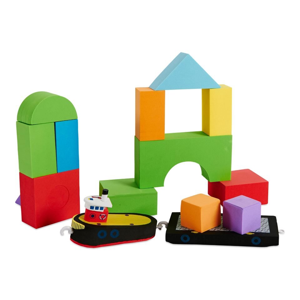 Zabawka Do Kąpieli Bathblocks - Holownik I Barka 16 El. - BathBlocks ...