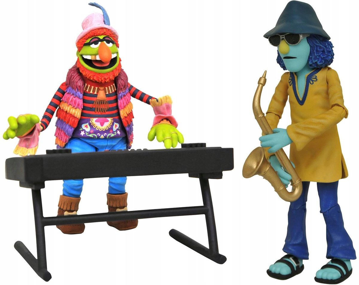 Zabawki Diamond Select Muppety: Figurka Dr. Teeth & Zoot, wielokolorowa ...