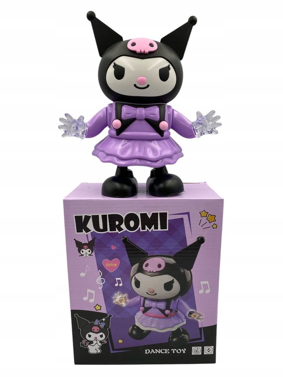 Zabawki interaktywne dla dzieci KUROMI maskotka tańczy i gra Hello ...