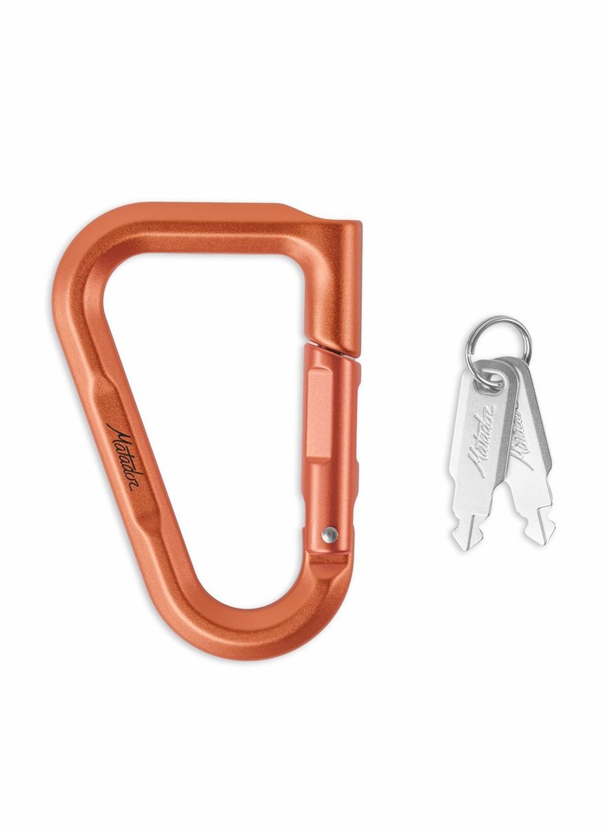 Zabezpieczenie do bagażu karabinek Matador BetaLock™ - orange - Matador ...