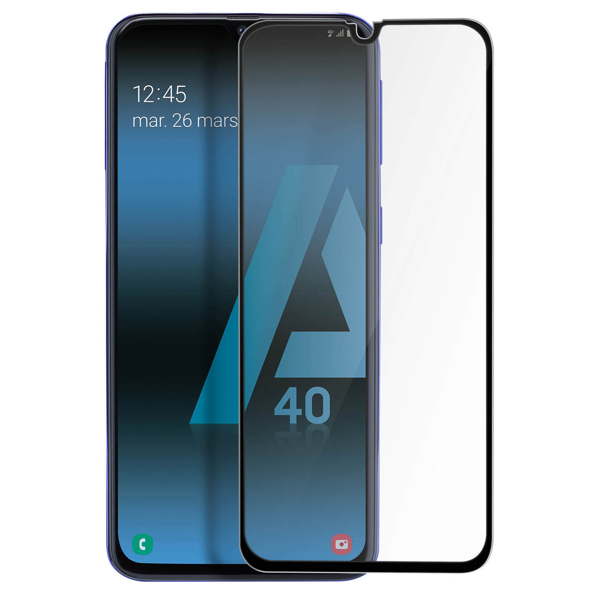 Zabezpieczenie ekranu ze szkła hartowanego do Samsunga Galaxy A40 ...