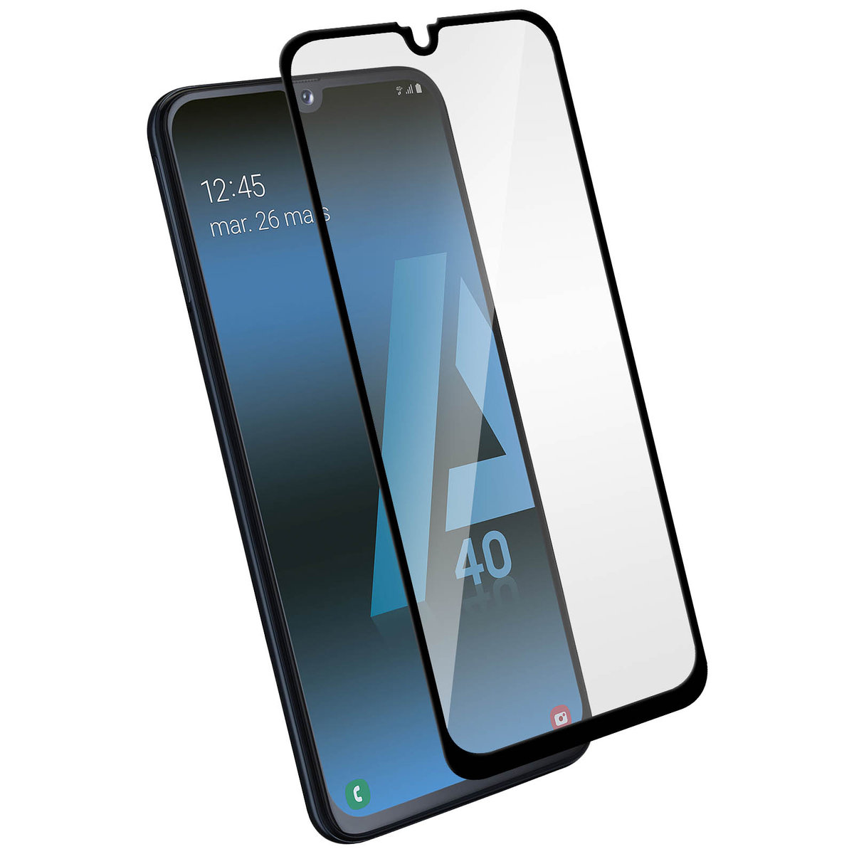 Zabezpieczenie ekranu ze szkła hartowanego do Samsunga Galaxy A40 ...