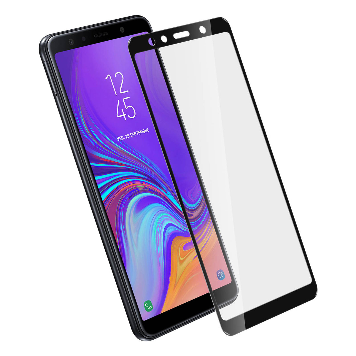 Zabezpieczenie ekranu ze szkła hartowanego do Samsunga Galaxy A7 2018 ...
