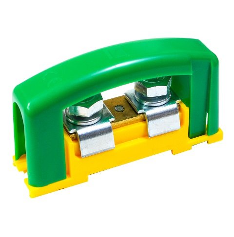 Zacisk ochronny 2x35mm2 żółto-zi z pokrywą E.4121P - Elektro-Plast ...