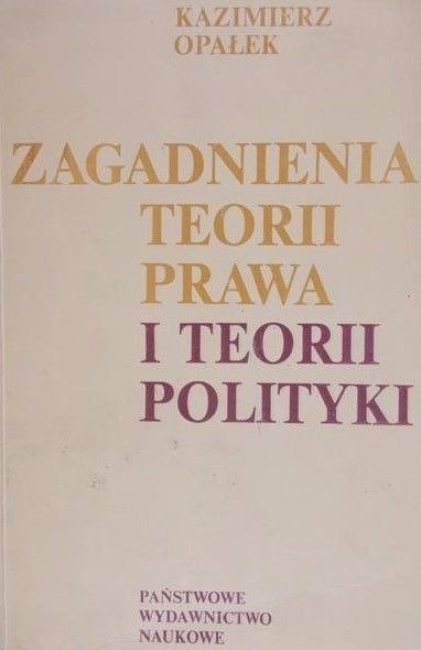 Zagadnienia teorii prawa i teorii polityki - W opisie | Książka w Empik