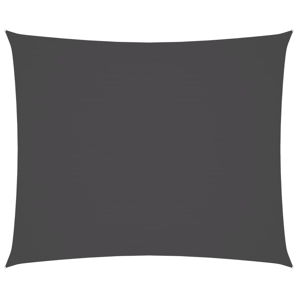 Żagiel przeciwsłoneczny i przeciwdeszczowy Oxford PU, antracytowy, 2x3m ...