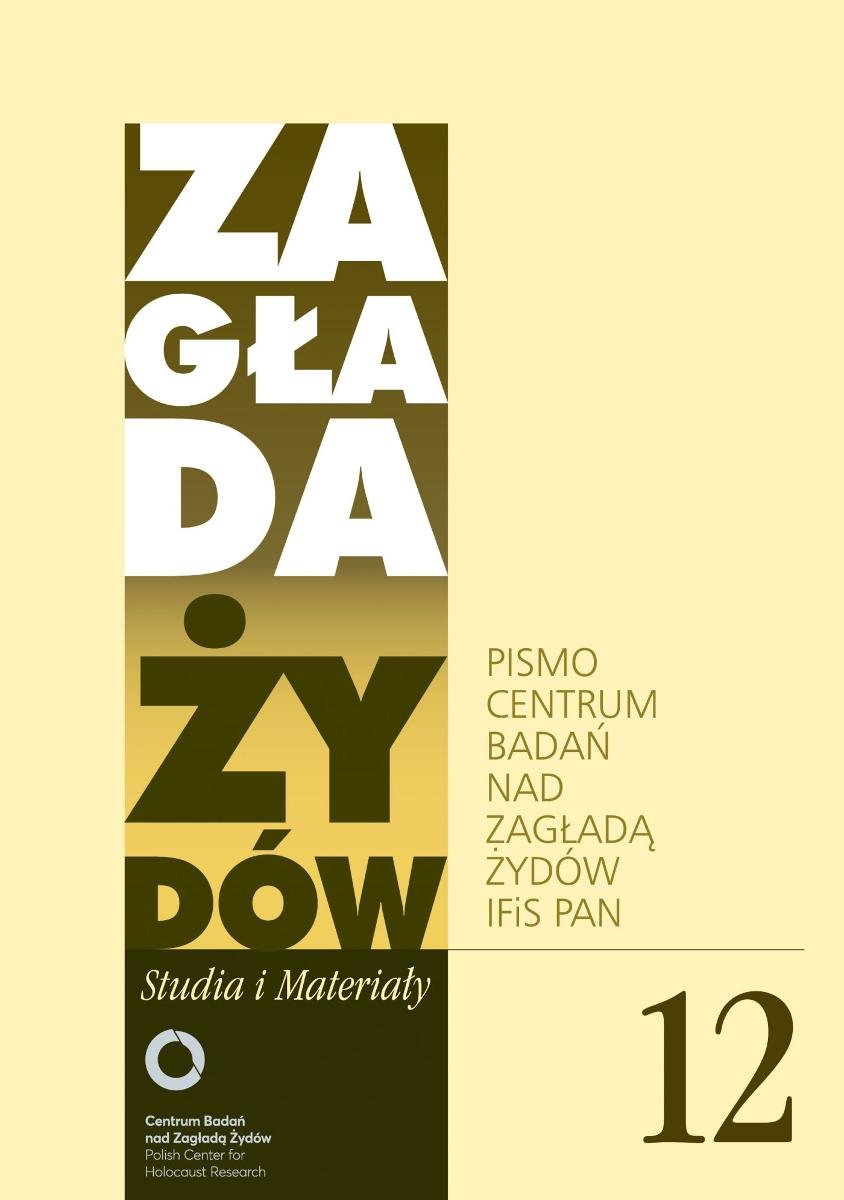 Zagłada Żydów. Nr 12/2016. Studia i Materiały - ebook mobi - Leociak ...