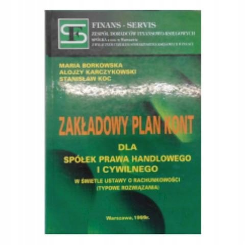 Zakładamy plan kont dla spółek prawa handlowego i cywilnego - Maria ...