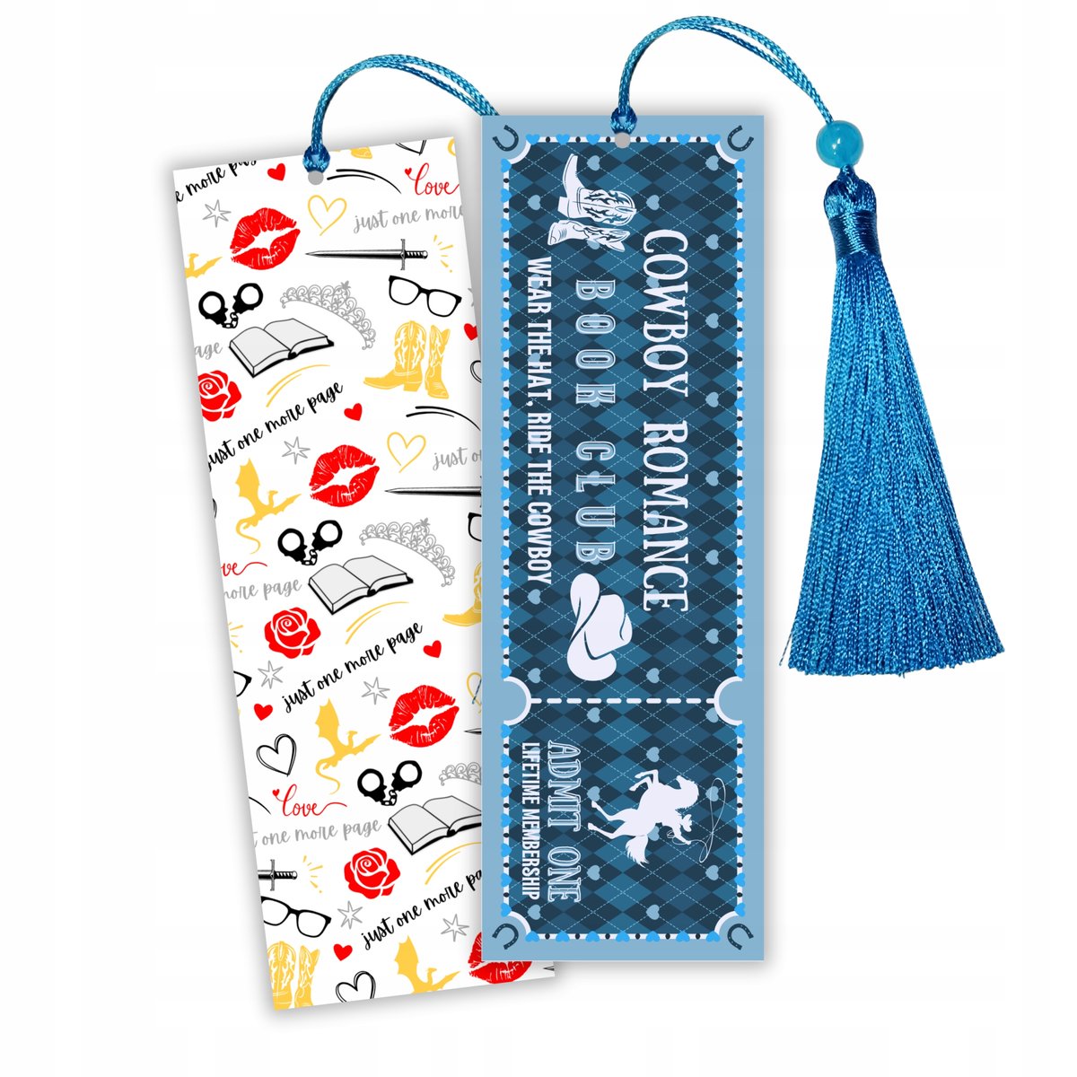 Zakładka Do Książek Z Frędzlem Bilet Bookclub Cowboy Rodeo Kowboj ...