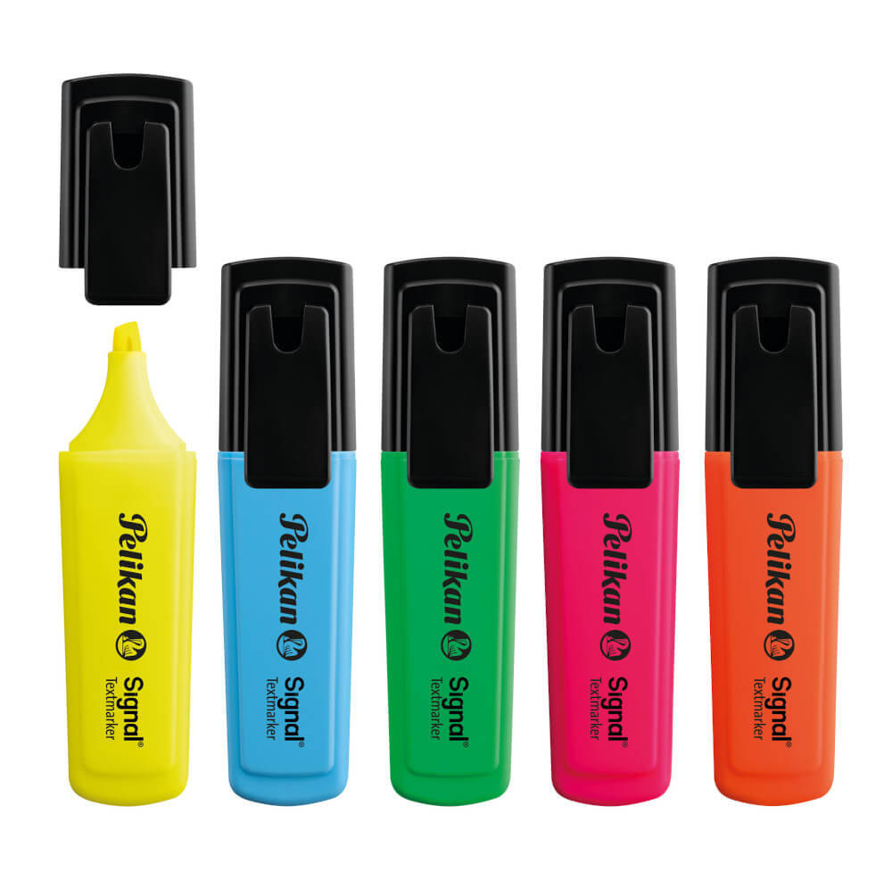 Zakreślacz fluo marker Signal 496 PELIKAN 5szt - Pelikan | Sklep EMPIK.COM