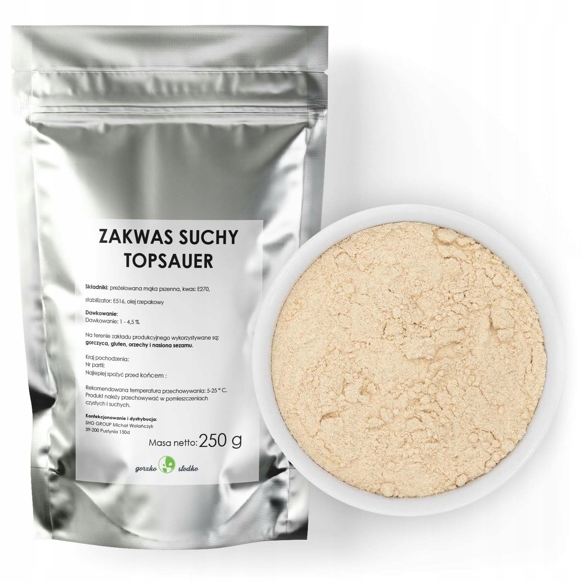 Zakwas Suchy Topsauer Zakwas Chlebowy 250G - gorzkoislodko | Sklep ...