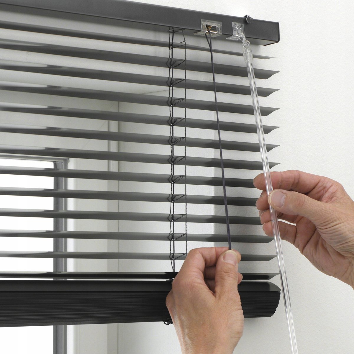 Żaluzja ścienna aluminiowa 25mm grafit 80 x 240cm - SunPro24 | Sklep ...