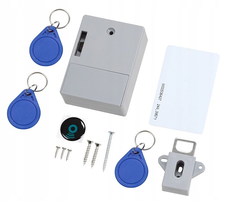 Zamek Furtka +3X Chip Zestaw Czip Bramka Komplet - ABC | Sklep EMPIK.COM