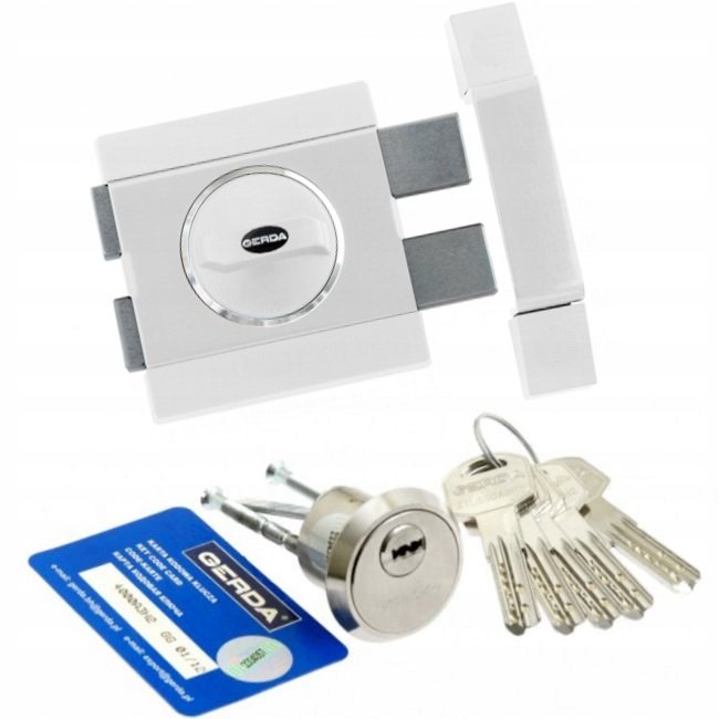 Zamek nawierzchniowy GERDA ZX-1000 atestowany, biały - Inna marka ...