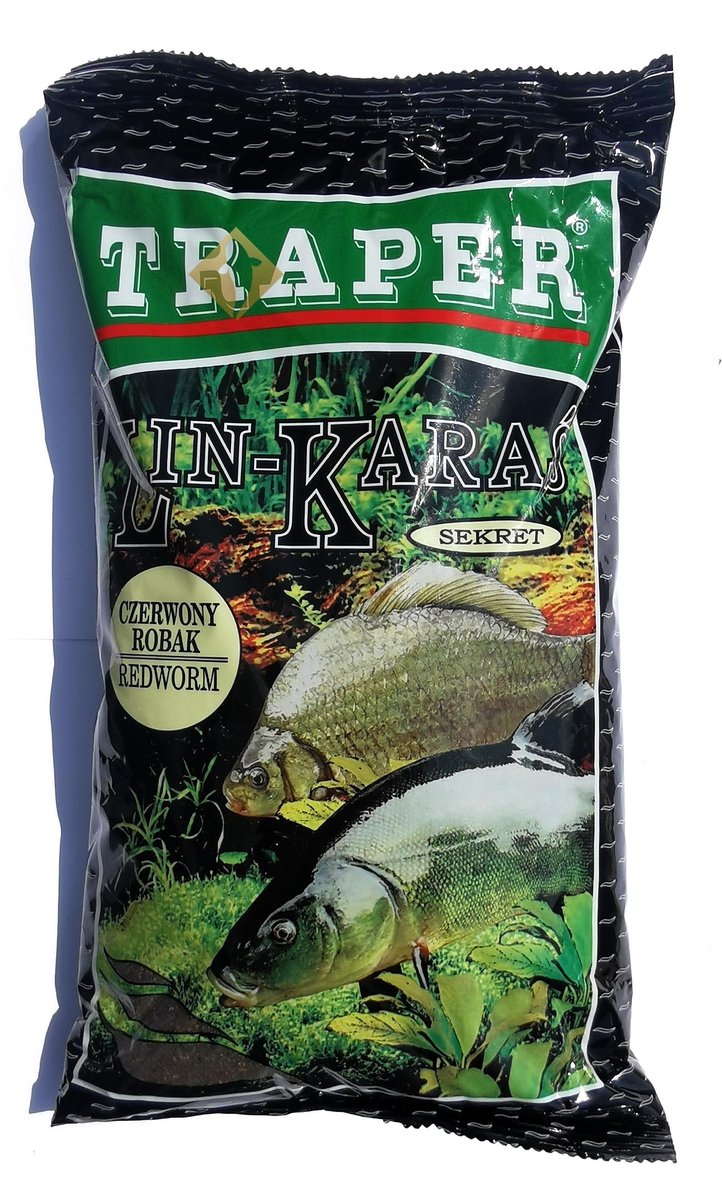 Zanęta Wędkarska Traper Sekret - Lin Karaś Czerwony Robak 1kg - Traper ...