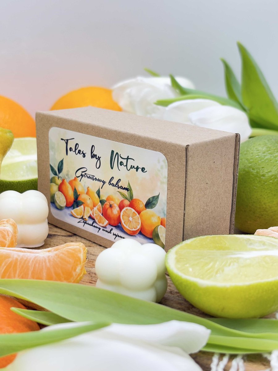 Zapachowy wosk sojowy do kominka Cytrusowy balsam - Tales by Nature | Sklep EMPIK.COM