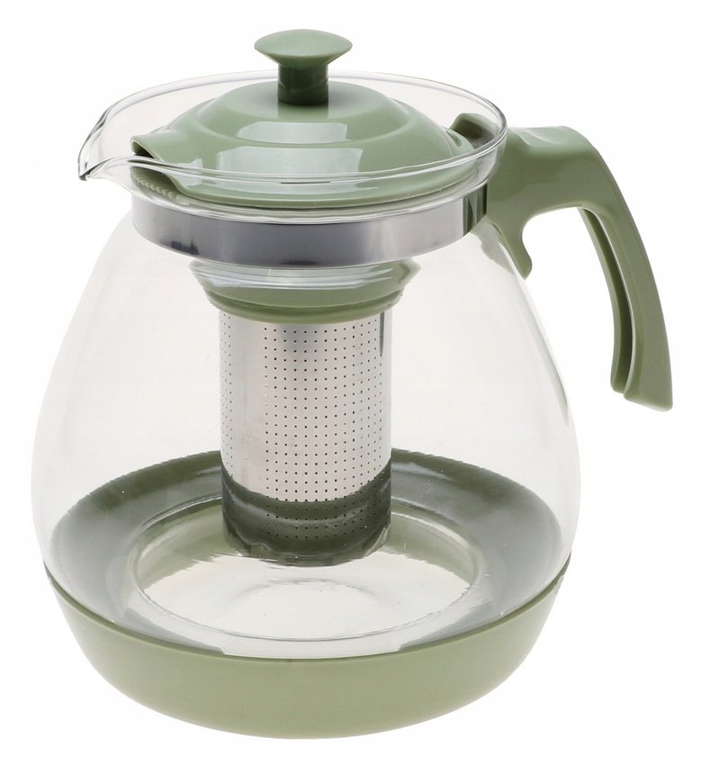 ZAPARZACZ Szklany do HERBATY ziół KAWY DZBANEK Z Sitkiem 1,6l 1600ml A62 - Yermos | Sklep EMPIK.COM