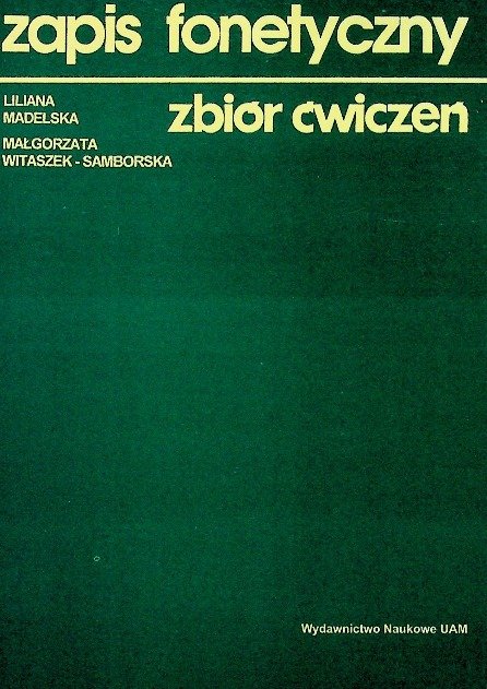 Zapis fonetyczny Zbiór ćwiczeń - Madelska Liliana | Książka w Empik