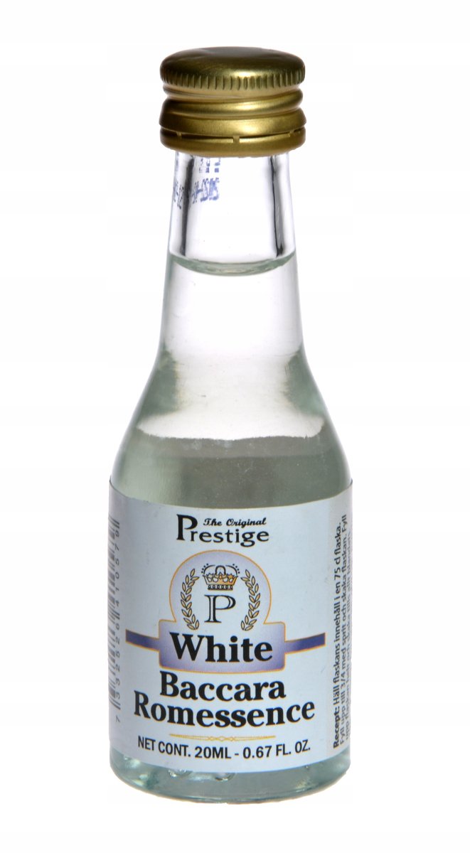Zaprawka PRESTIGE WHITE BACCARA RUM 20ml na 0,7L - PRESTIGE | Sklep ...