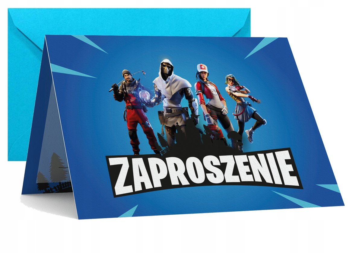 Zaproszenie Urodzinowe Fortnite Zaproszenia - Dodo | Sklep EMPIK.COM