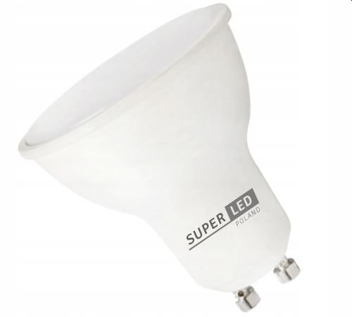 Żarówka LED GU10 10W 1000lm CCD MOCNA NIEMRUGAJĄCA PREMIUM BIAŁA CIEPŁA ...