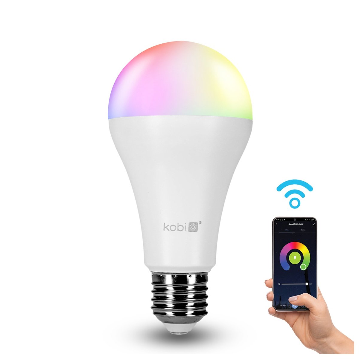 Żarówka Led Smart Sterowanie Zdalne E27 Rgb 14W - Kobi | Sklep EMPIK.COM