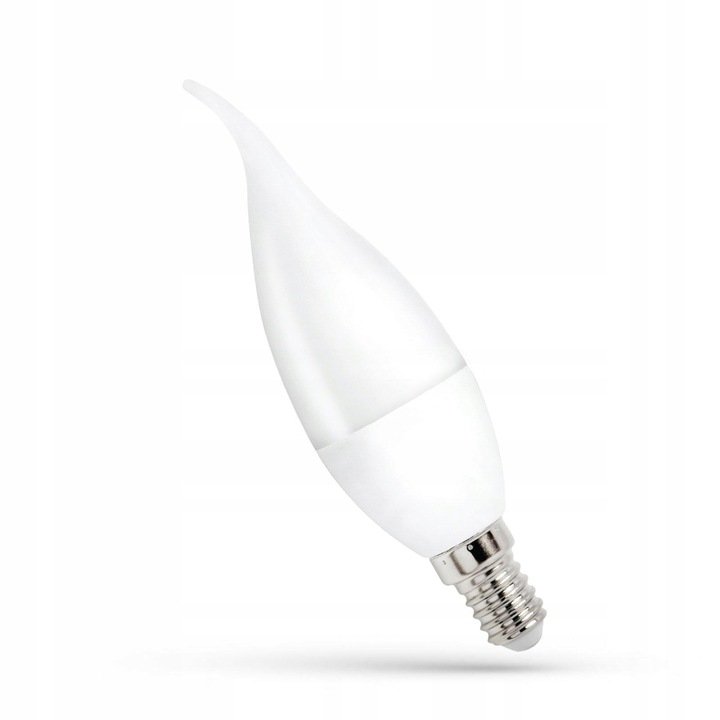 Żarówka Led Światło Ciepłe E14 230v 8w Świeczka Spectrum Led Sklep